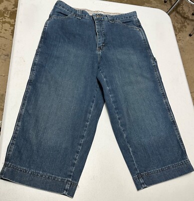 Lee Women's Size 10 Fit At The Waist Denim Blue Jean Capris | eBay