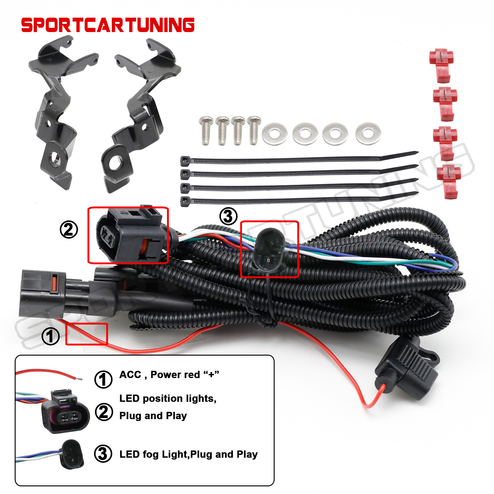 LED Halo Rally DRL Daytime Running Lights For Mini Cooper R55 R56 R57 ...