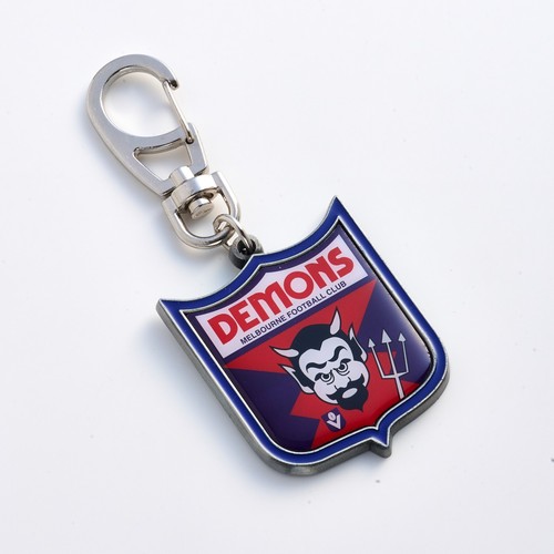 AFL Heritage Metal Key Ring - Melbourne Demons - Logo Keyring - Aussie ...