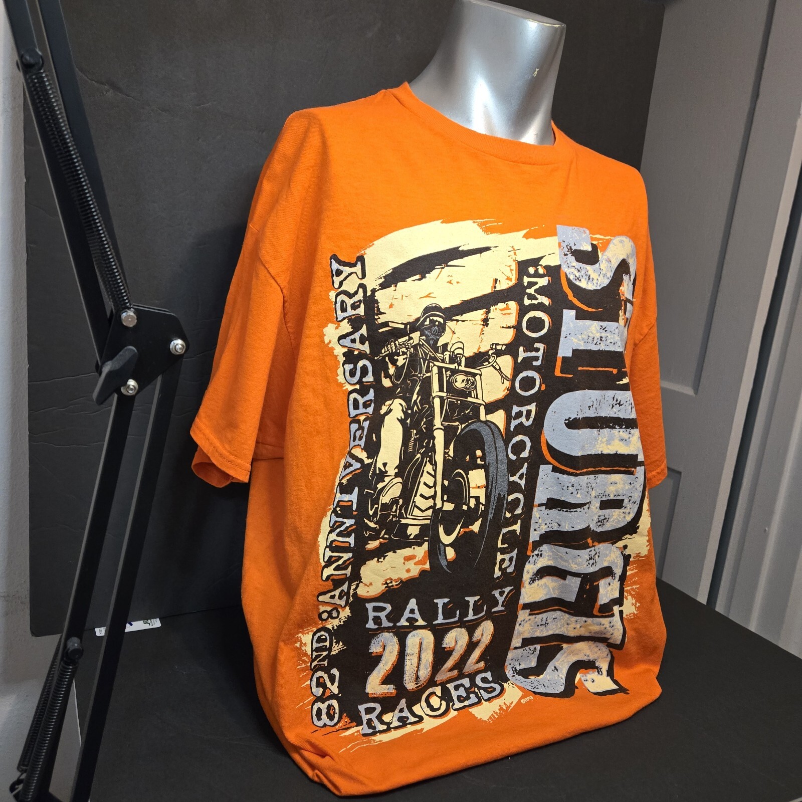 Sturgis 82nd Anniversary Motorcycle Rally 2022 Orange T-Shirt Men's ...