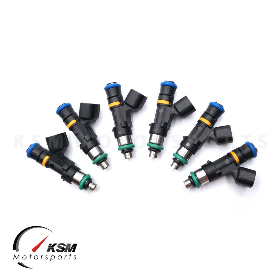 Set 6 x 1000cc fuel injectors for 2004-2005 VW Golf GTi R32 3.2L VR6 ...