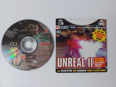 PC Gamer Demo Disc 7.29 - June 2003 - Unreal II Free Ship | eBay