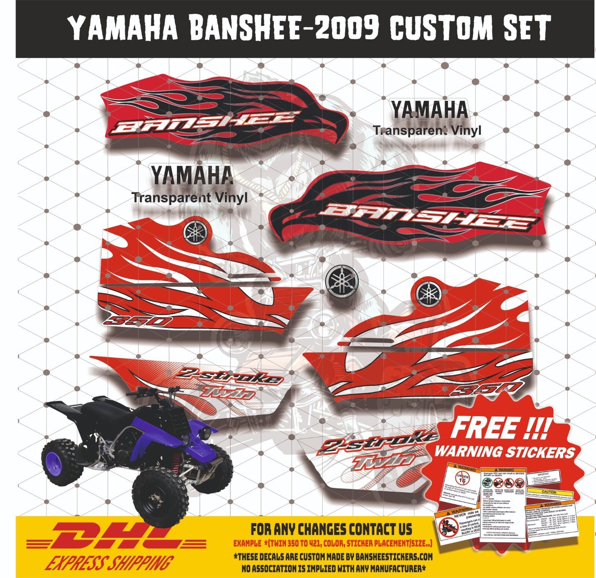 Yamaha Banshee 2009 BESTIA Design YAMAHA Banshee Yfz 350 2009