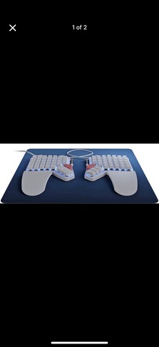 ZSA Moonlander split ergo keyboard brown switches, includes box, cables ...