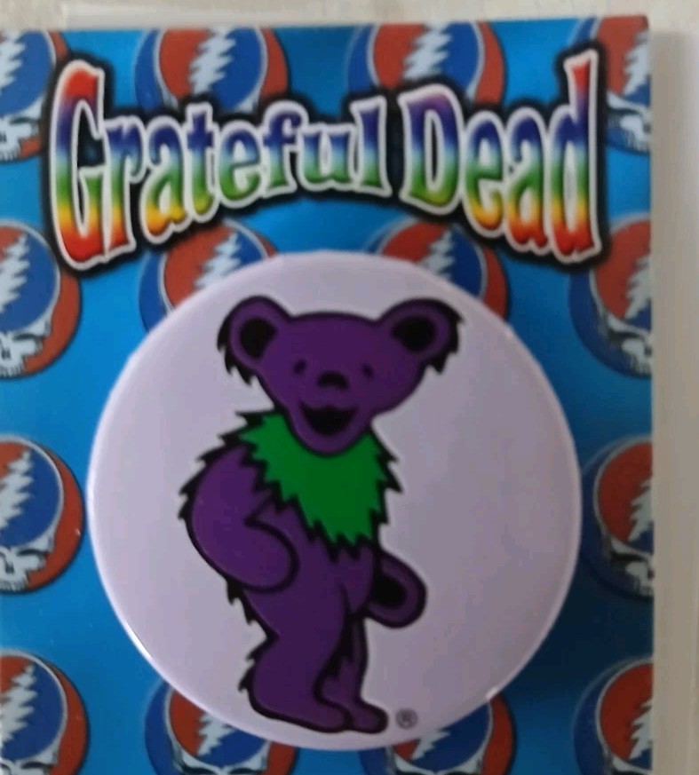 The Grateful Dead Button Pin Set Licensed 4pc Lot Dancing Bears New | eBay