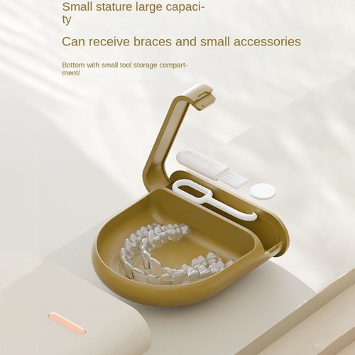Mini Dental Braces Storage Box ABS Braces Box Denture Retainer ...