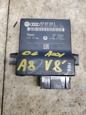 04 05 06 Audi D3 A8 Interface Gateway Control Module Cruise 4E0907468E ...