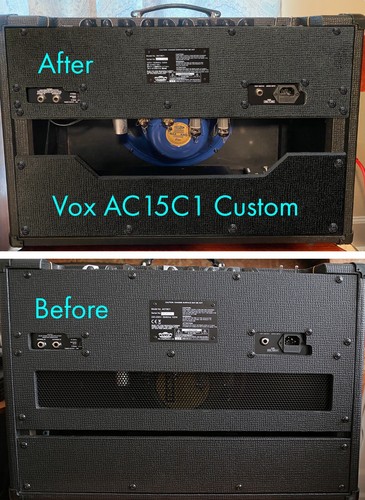 New Open Back Panel Upgrade Kit for Vox AC15C1 Custom 1x12 | eBay