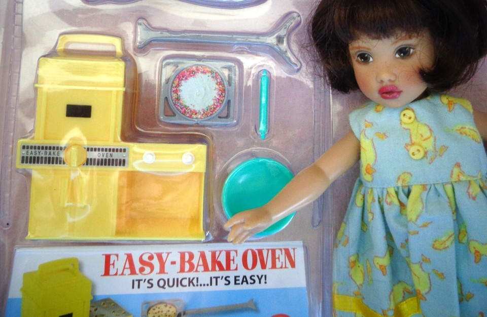 World's Smallest Easy-Bake Oven for Riley Kish 7-8" doll- turquoise | eBay
