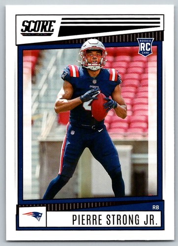 2022 PANINI SCORE PIERRE STRONG JR. RC NEW ENGLAND PATRIOTS #337 | eBay
