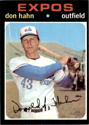 1971 Topps Baseball Card Don Hahn B Montreal Expos #94 | eBay