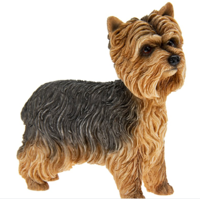 Yorkshire Terrier Dog Statue Ornament - BNIB Yorkie Dog Statue Figurine ...