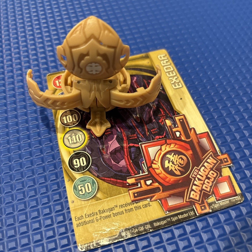 Bakugan Battle Brawlers Subterra ⛰️ Exedra 640G + Gold Gate Card 10/48d ...