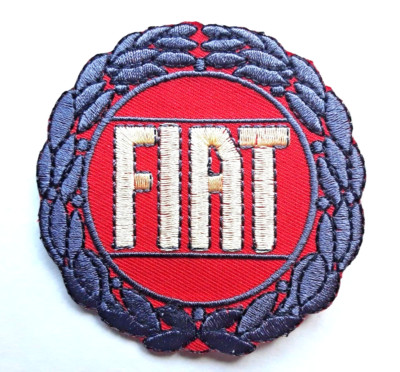 FIAT ITALIAN CLASSIC CAR MOTORSPORT RACING RALLY EMBROIDERED PATCH UK ...
