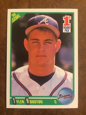 Tyler Houston 677 1st Round Pick Score 1990 MLB Baseball Trading Card ...