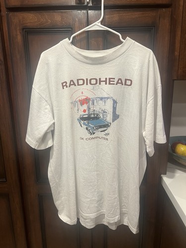 Vintage 1997 Radiohead Ok Computer Tour Concert Merch Shirt Size XL ...