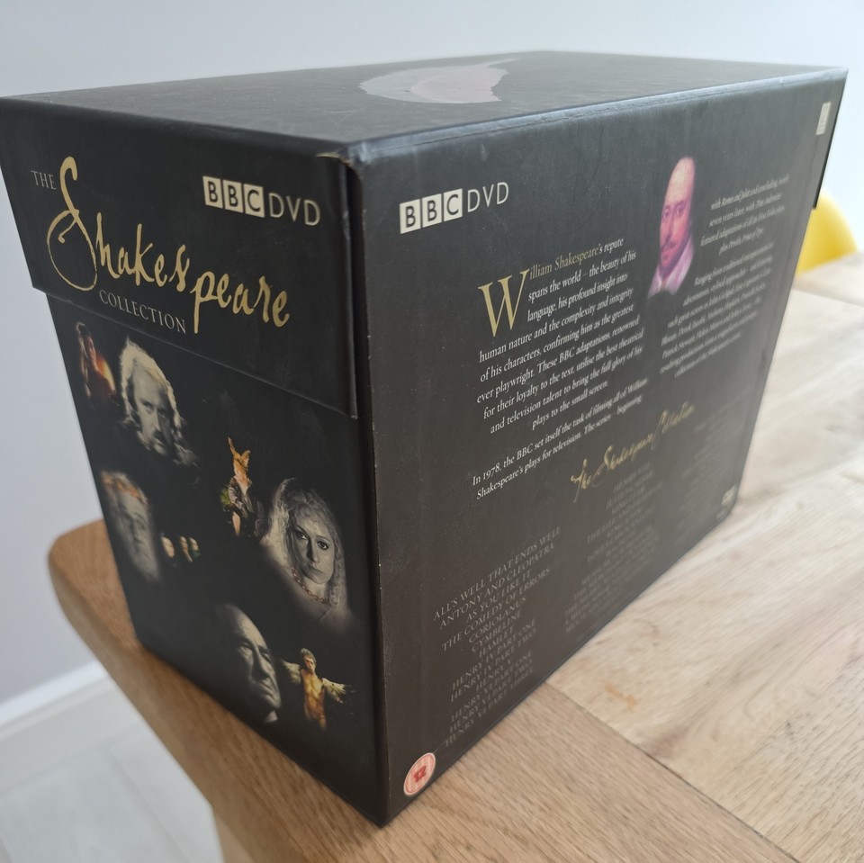 The Shakespeare Collection BBC DVD 37 Disc Box Set | eBay UK
