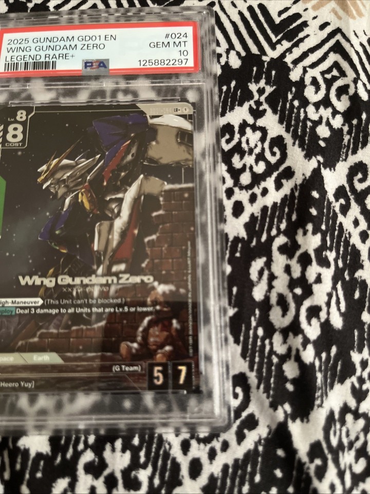 Wing Gundam Zero GD01 Newtype Rising LR+ Gundam Alt Art PSA 10 ENGLISH | eBay