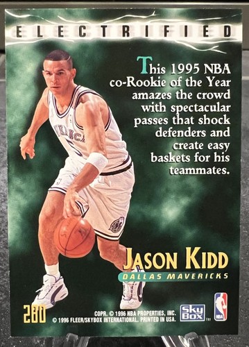 Jason Kidd - 1995-96 Skybox - Electrified #280 | eBay