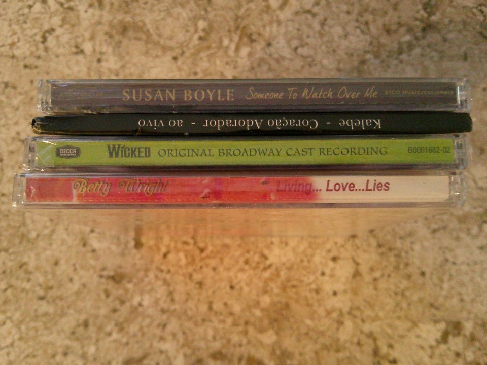 Susan Boyle Kalebe Wicked & Betty Wright 4 CD Lot Unopened Sealed. | eBay