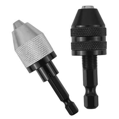 Drill Chuck Hex Shank Chuck Quick-change Mechanism 3-jaw Grip Portable ...