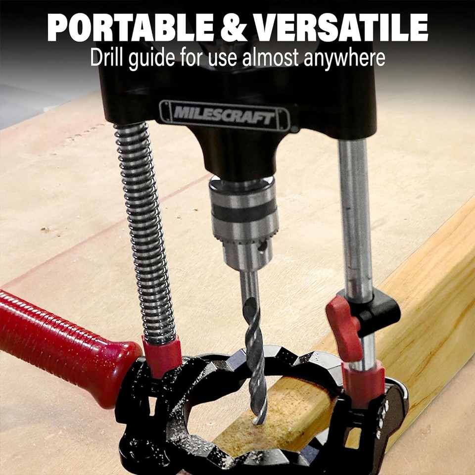 Milescraft DrillMate Portable Drillling Guide Precision Drilling Jig Attachment | eBay