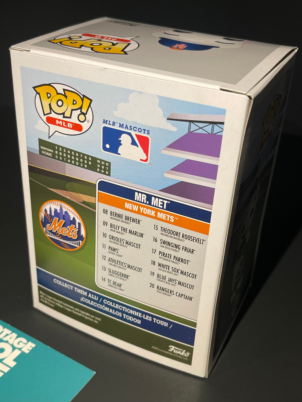 FUNKO POP! MLB MASCOTS NEW YORK METS MR. MET VINYL FIGURE #02 | eBay