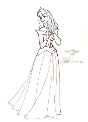 Drawing Princess Aurora