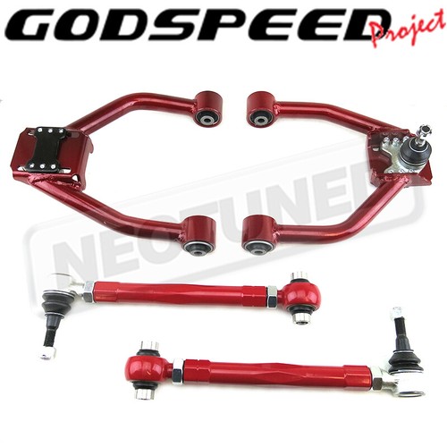 Godspeed Adjustable Front+Rear Upper Camber Arm Kit For Lexus IS250 ...