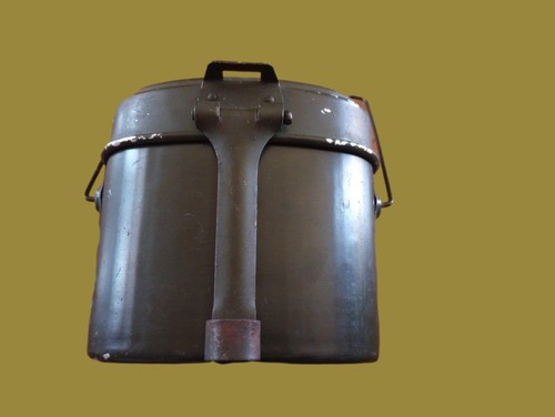 ORIGINAL ROMANIAN MILITARY 2 PIECE MILITARY MESS KIT CAMPING SURVIVAL ...