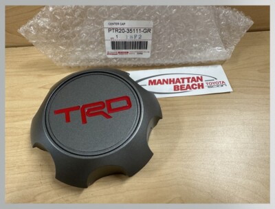 4RUNNER TRD PRO GRAY Wheel Center Cap PTR20-35111-GR GENUINE TOYOTA QT ...