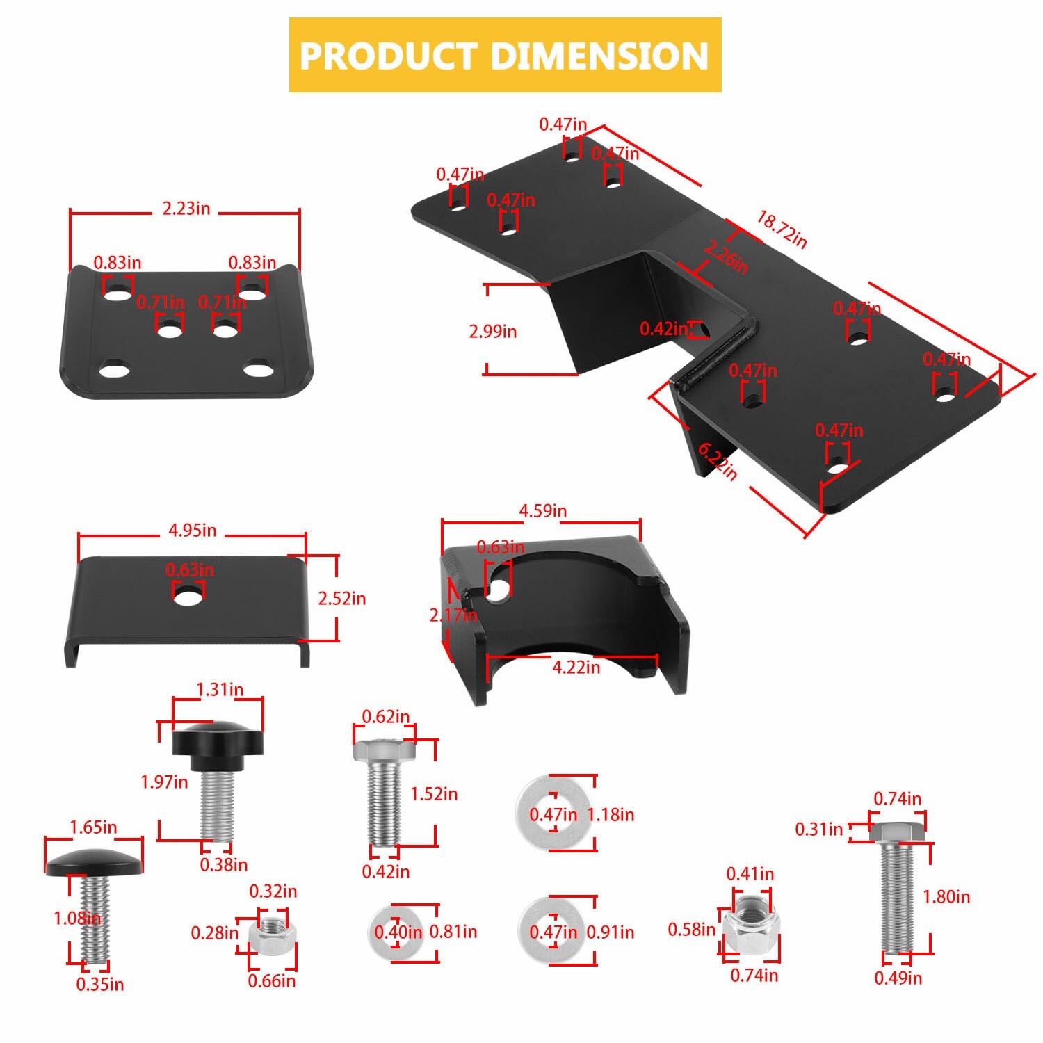 6" Rear C-Notch Lowering Drop Flip Kit for Chevy Silverado 1500 GMC ...
