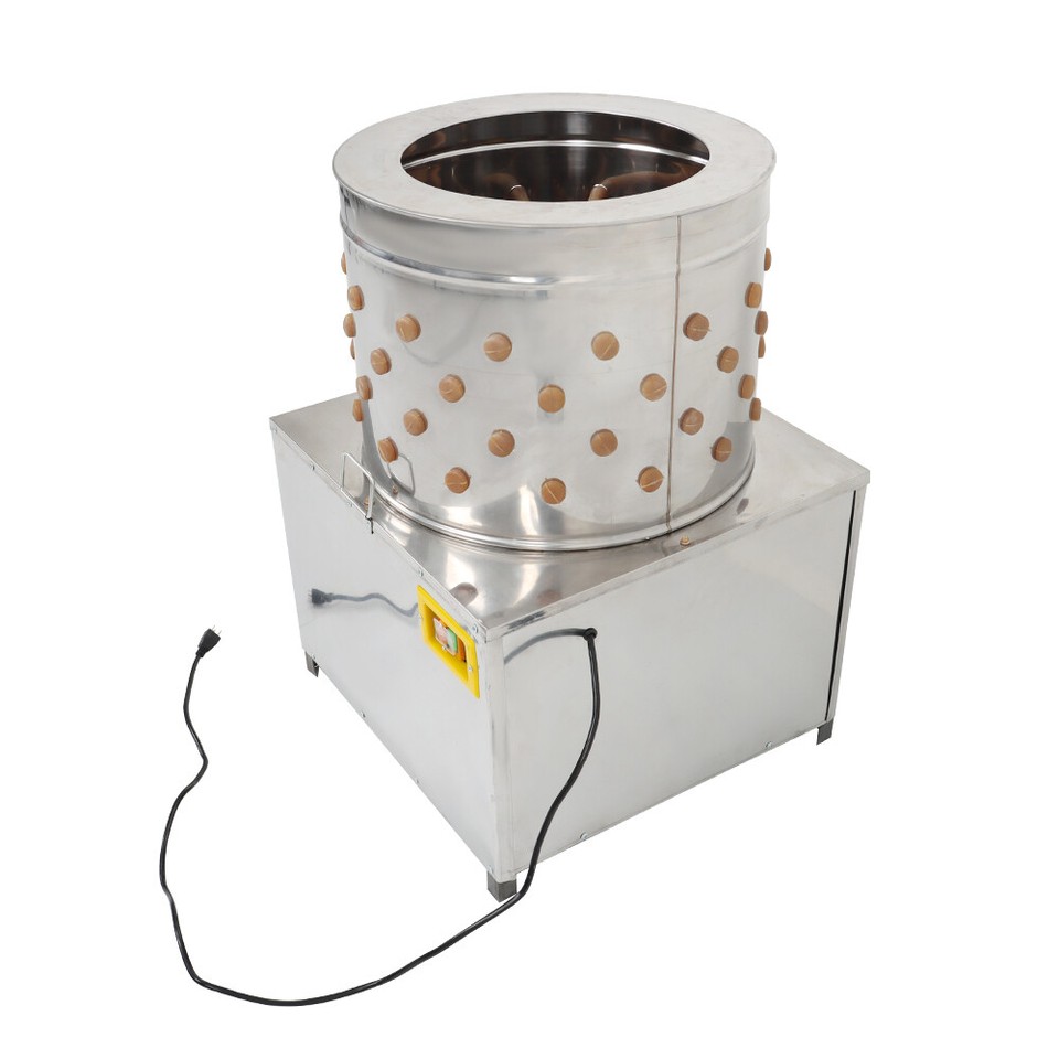 1500w Power 110V Feather Plucker Stainless Steel Drum Chicken Plucker ...
