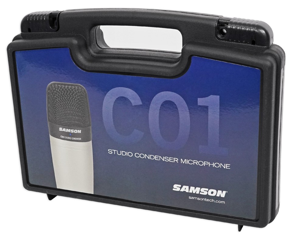 Samson C01 Studio Recording Microphone+Curved Pop Filter Windscreen ...