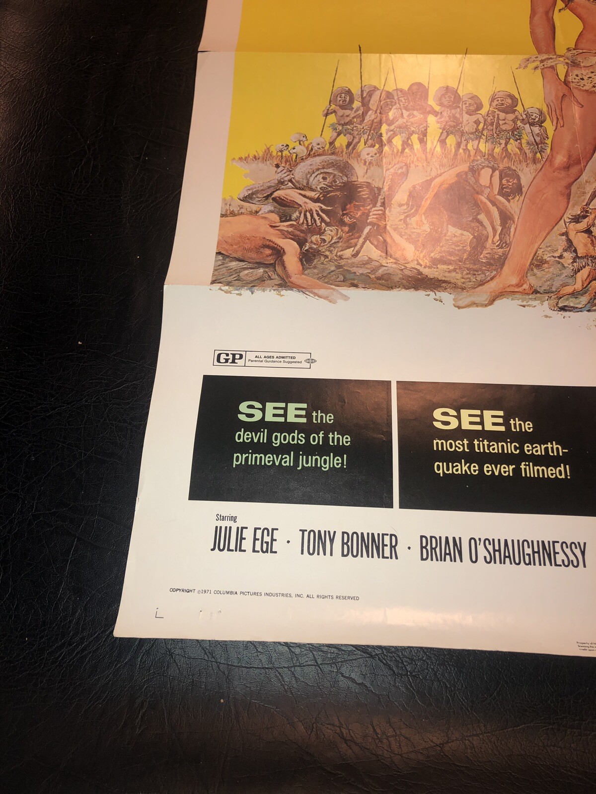 Vintage 1971 Creatures The World Forgot Julie Ege Hammer Horror Sci-Fi ...