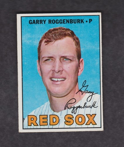 1967 Topps Baseball Card #429 Garry Roggenburk Boston Red Sox EX O/C ...