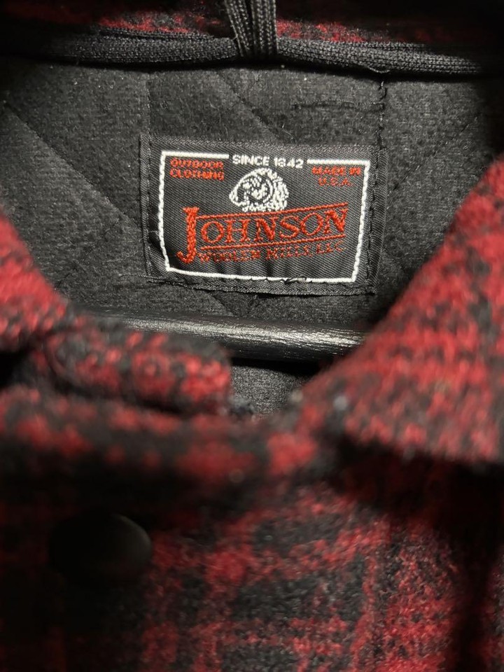 Johnson Woolen Mills Johnson Woolen Mills wool jacket melton Mackinaw ...