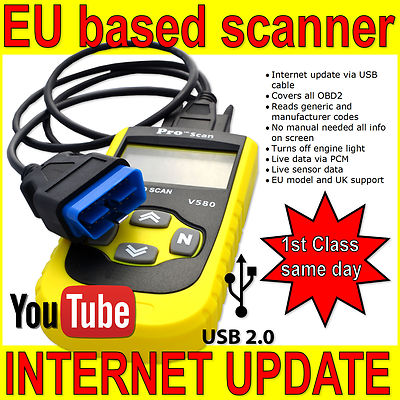 For MERCEDES BENZ OBD 2 Car Diagnostic Code Reader Scanner Tool ...