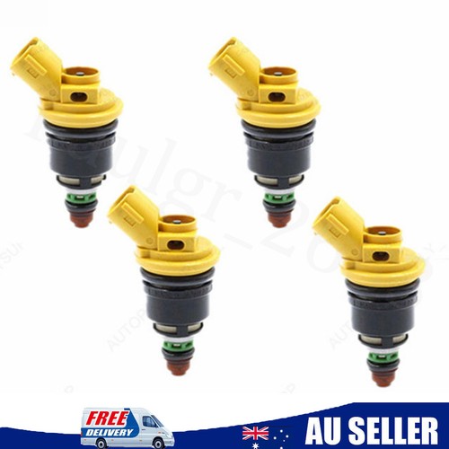 4x 550cc 555cc JECS Side Feed Fuel Injector Fits Nissan SR20 S13 S14 ...