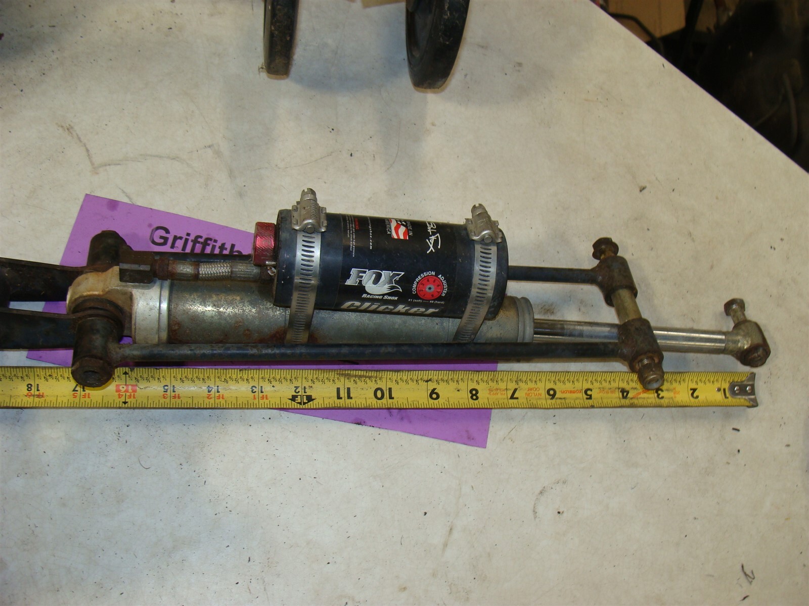 2002 POLARIS 800 Edge X FOX clicker rear shock absorber remote ...