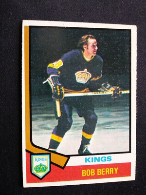 1974-75 Topps Hockey Card # 18 Bob Berry - Los Angeles Kings (VG/EX) | eBay