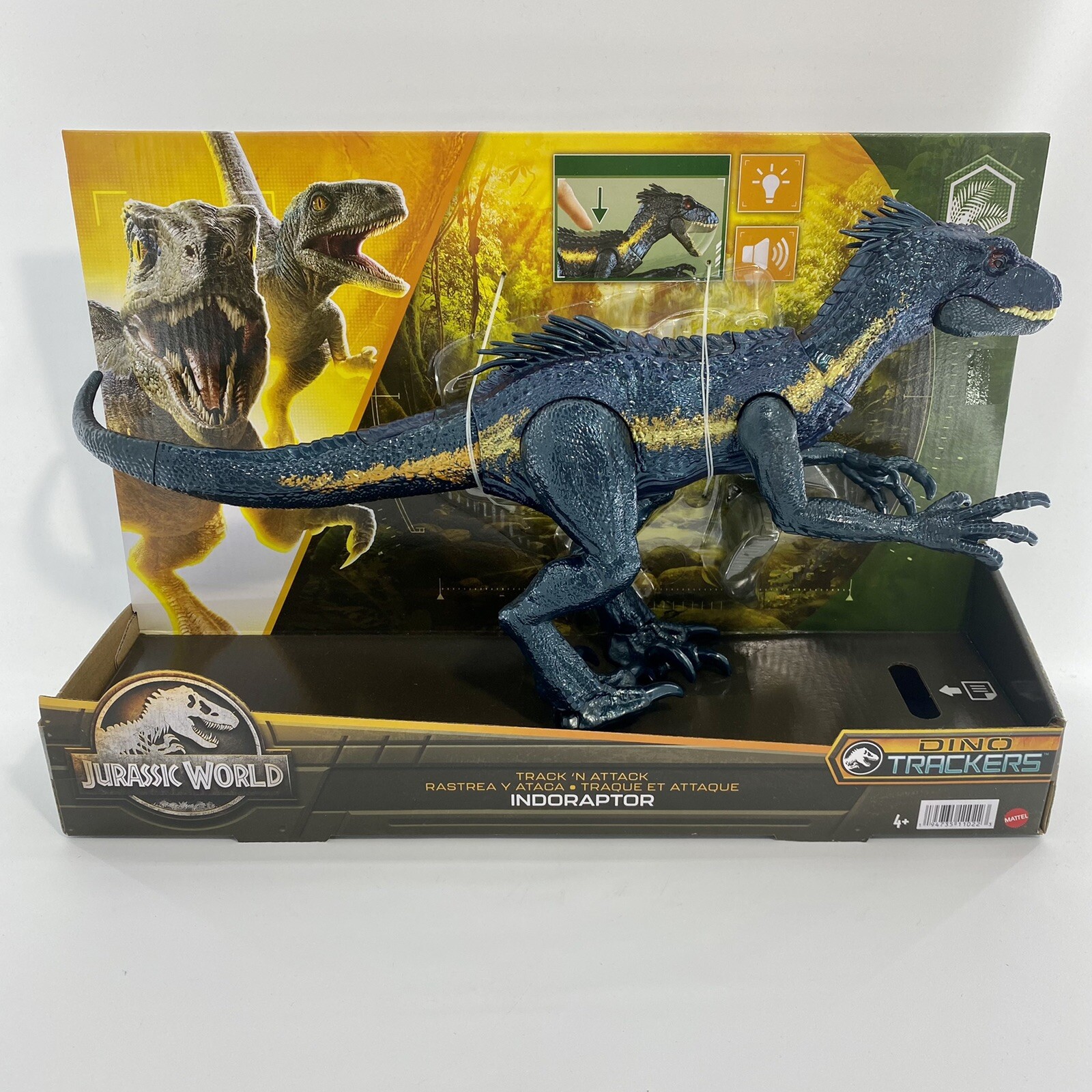 Jurassic World Indoraptor Track 'N Attack Dino Tracker Dinosaur NEW ...