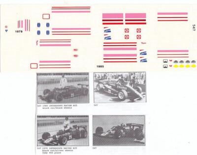 Fred Cady Decal #547 79 Interscope Racing #25, 85 Interscope Racing #25 ...