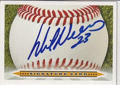 Wil Nieves Autographed Baseball Signature Card-Nationals/Yankees | eBay