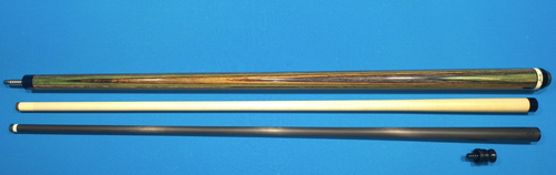 Jacoby Element Earth pool cue with No Quit Carbon Fiber and Wood Shaft ...