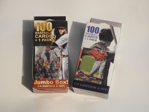 (2) FAIRFIELD JUMBO BOX BASEBALL CARDS 100+1 PACK 97712526362| eBay