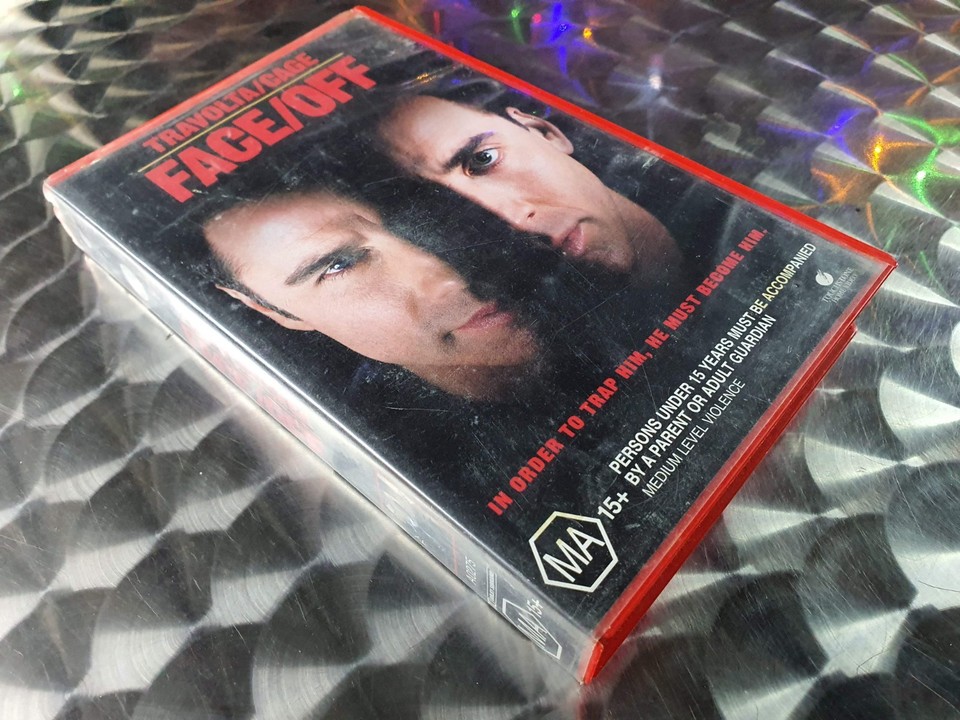 Face Off - Travolta, Cage - VHS Movie Video Tape - Big Box Ex Rental | eBay