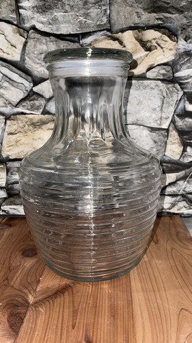 Anchor Hocking 79013 Chiller Glass Pitcher with Lid 64-Ounce W/3 AH ...