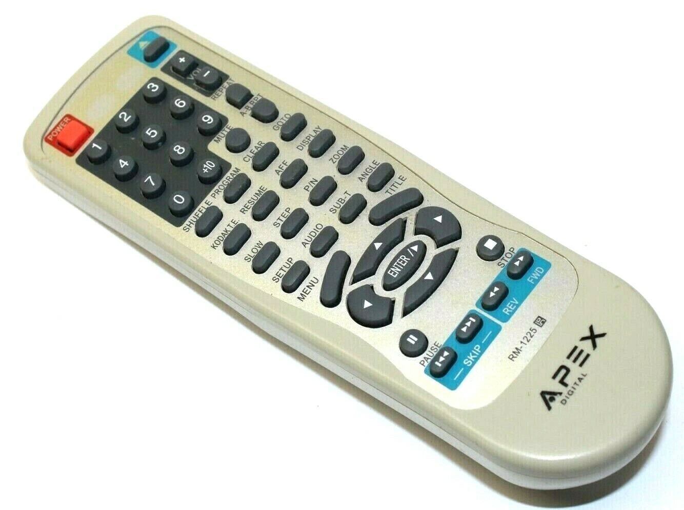 Genuine OEM Apex Digital RM-1225 DVD Remote Control for RTRM1225 ...