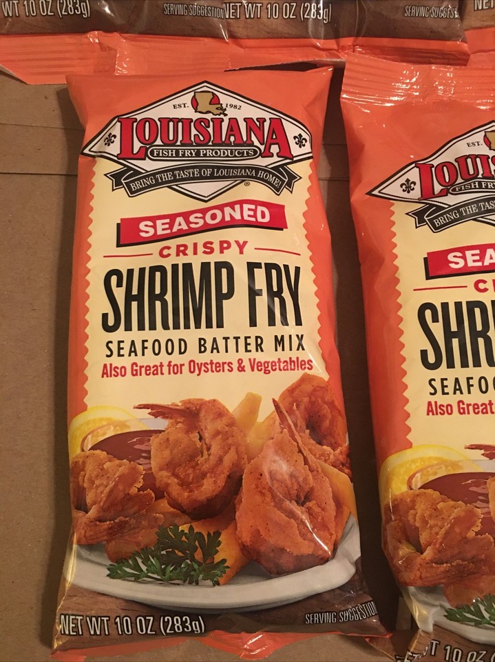 5 packs if louisiana seasoning shrimp fry batter mix 10oz each ex 2025 ...